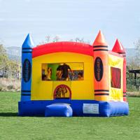 China Unisex 2024 Commercial Inflatable Castle Bounce House with Slide Customized Size for sale