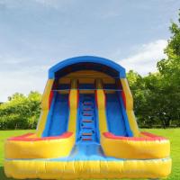 China Custom Logo Printed Inflatable Slide Combo for Kids and Adults Max Capacity 100-500kg for sale