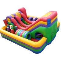 China Inflatable Knock Out Obstacle Course Wipeout Bouncer for Unisex As Picture or Custom for sale