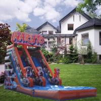 China Custom Logo Printed Commercial Water Slides Inflatable Bouncy House for Adults for sale