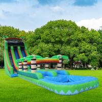 China Custom Logo Printed Commercial Water Slides Inflatable Bouncy House for Adults for sale