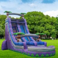 China 5-10 Passenger Inflatable Water Slide Bouncy Castle with Repair Kit Accessory Design for sale