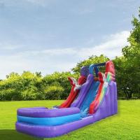 China 5-10 Passenger Inflatable Water Slide Bouncy Castle with Repair Kit Accessory Design for sale