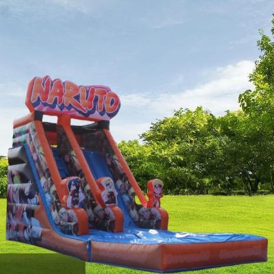 China Inflatable Water Park Slides with Custom Logo Printed and Max Capacity 100-500kg for sale