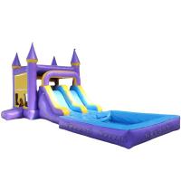 China Experience the Thrills of Our Inflatable Castle Robot Slide Bouncer with Water Slide for sale