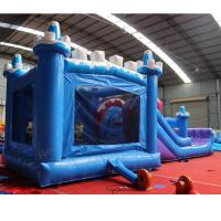 China Customized Color Commercial Inflatable Jump Slide Water Park Slide for sale