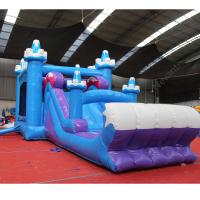 China Customized Color Commercial Inflatable Jump Slide Water Park Slide for sale
