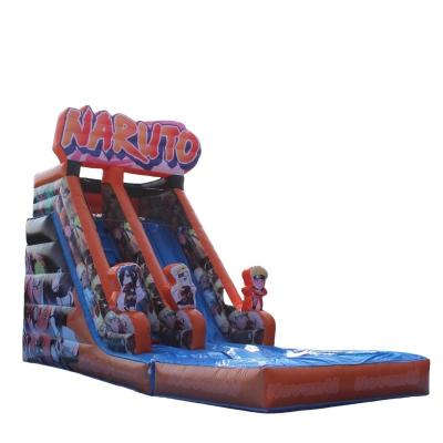 China 2024 Big Inflatable Slide for Adults Custom Logo Printed Commercial Inflatable Water Slide for sale