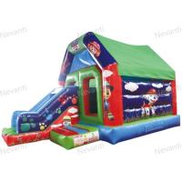 China 14 Years Up Commercial Inflatable Bouncer Castle with Slide and Packing Bag Included for sale