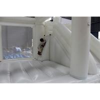 China Customized White Bounce House with Slide and Ball Pit The Ultimate Castle Adventure for sale