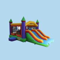 China Unisex 2024 Hot Style Inflatable Castle Bounce House Obstacle Course with Packing Bag for sale