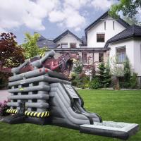 China 2024 Best Products Customized Color Commercial Giant Inflatable Water Slide with Pool for sale