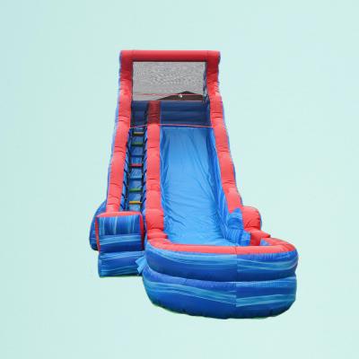 China Customized Size PVC Inflatable Bouncer Mermaid Pink Water Slide for Outdoor Fun for sale