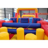 China Large Funny Inflatable Comb Obstacle Course for Team Events PVC Life Time Over 3 Years for sale
