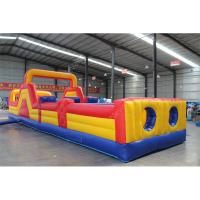 China Large Funny Inflatable Comb Obstacle Course for Team Events PVC Life Time Over 3 Years for sale