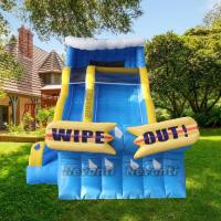 China Flamingo Inflatable Water Slide with Max Capacity of 100-500kg and Customized Size for sale