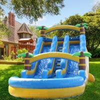 China Flamingo Inflatable Water Slide with Max Capacity of 100-500kg and Customized Size for sale