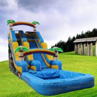 China Flamingo Inflatable Water Slide with Max Capacity of 100-500kg and Customized Size for sale