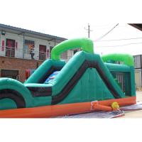 China Customized Color Inflatable Obstacle Course White Bounce House Game for Unisex Party for sale