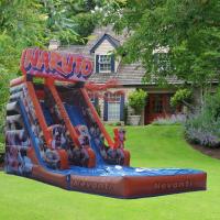 China Custom Logo Printed Inflatable PVC Tarpaulin Water Slide Boat for Water Excitement for sale
