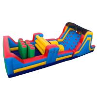 China Plato 0.55mm PVC Tarqaulin Inflatable Comb Obstacle Course for Funny Team Events for sale