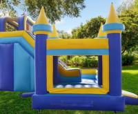 China 2024 Most Popular Castle Hamburger Inflatable Bouncy House with Repair Kit Accessory for sale
