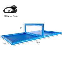 China 14 Years up Castle Inflatable Sport Field Beach Customized Water Volleyball Court for sale