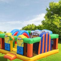 China Logo Custom Logo Printed Commercial Pvc Inflatable Bouncy Castle for Children and Toddlers for sale