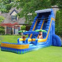 China Best Seller Inflatable Water Slide for Kids Max Capacity ＞500kg Orange and Pink Color for sale