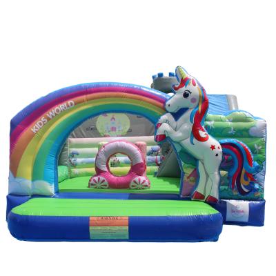 China Customized Size Inflatable Castle Jump Combo Slide Small Castle from Bounce House for sale