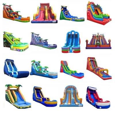 China Custom Color Air Filled Inflatable Slide Perfect for Summer Fun and Family Fun for sale