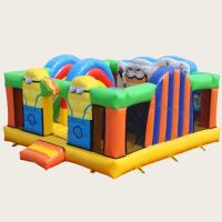China Girl Dinosaur Inflatable Bounce House with Customized Color PVC and Trampoline Castle for sale