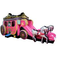 China Customized Color Football Inflatable Castle Slide Bounce House with Repair Kit Accessory for sale