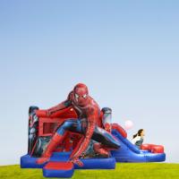 China Custom Logo Printed Inflatable Pool Castle Bubble Bounce House with Packing Bag Accessory for sale