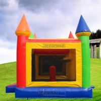 China 2024 Inflatable Unicorn Castle Bounce House with Customized Color Blowers and Blowers for sale