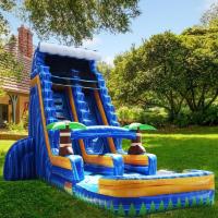 China 2024 Latest Models 20m Inflatable Water Slide Ideal for Home and Max Capacity 100-500kg for sale