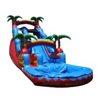 China Custom Logo Printed Outdoor Inflatable Slide for 2024 Swimming Pool Entertainment for sale