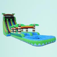 China Max Capacity 100-500kg Inflatable Water Slide Jump and Slide with Packing Bag for sale