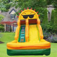 China 2024 Inflatable Water Slide Ocean Theme with PVC Material and Accessory Packing Bag for sale