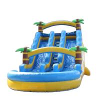 China Outdoor Inflatable Water Slides for Fun and Adventure Allowable Passenger 10 for sale