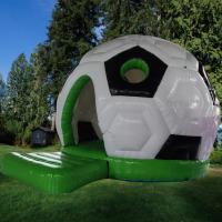 China Castle Bouncy Jumping Pink Bounce House Sale Inflatable School Bus with Repair Kit for sale