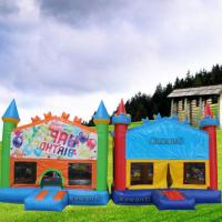 China PVC Material Water Inflatable Castle for Kids 10x10 Bounce House Water Slide for sale