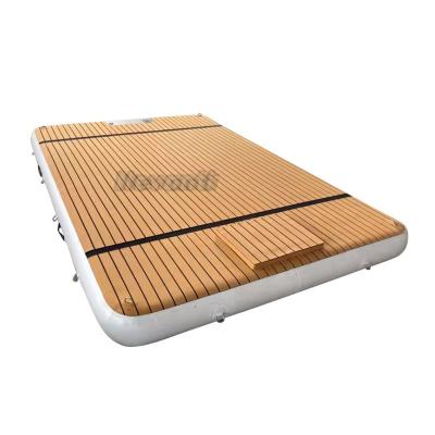China 400*210*120cm Party Swimming Inflatable Swim Platform for Lake Enjoy Your Water Fun for sale