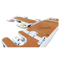 China 400*210*120cm Party Swimming Inflatable Swim Platform for Lake Enjoy Your Water Fun for sale