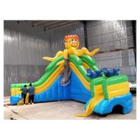 China Commercial Occasion Kids' Amusement Park Commercial PVC Inflatable Water Slide with Pool for sale