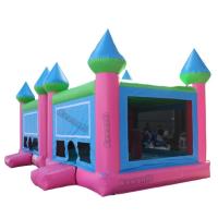 China 2024 Most Popular Inflatable Christmas Bounce House with Slide Unisex Design PVC Material for sale