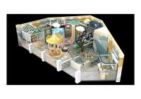 China Kids Trampoline Park with Colorful Slide and Foam Pit Customized Theme Indoor for sale