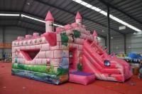 China Commercial Jumping Castle with Slide and Custom Logo Printed Cow Bouncy House Design for sale