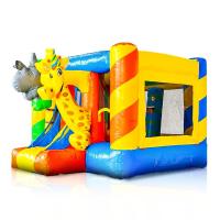 China Customized Size Inflatable Santa Claus Castle Night Club Bounce House for 14 Years Up for sale