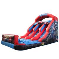 China White Inflatable Slide Jumping Castle CE Certified Water Slide Bounce House for Party for sale